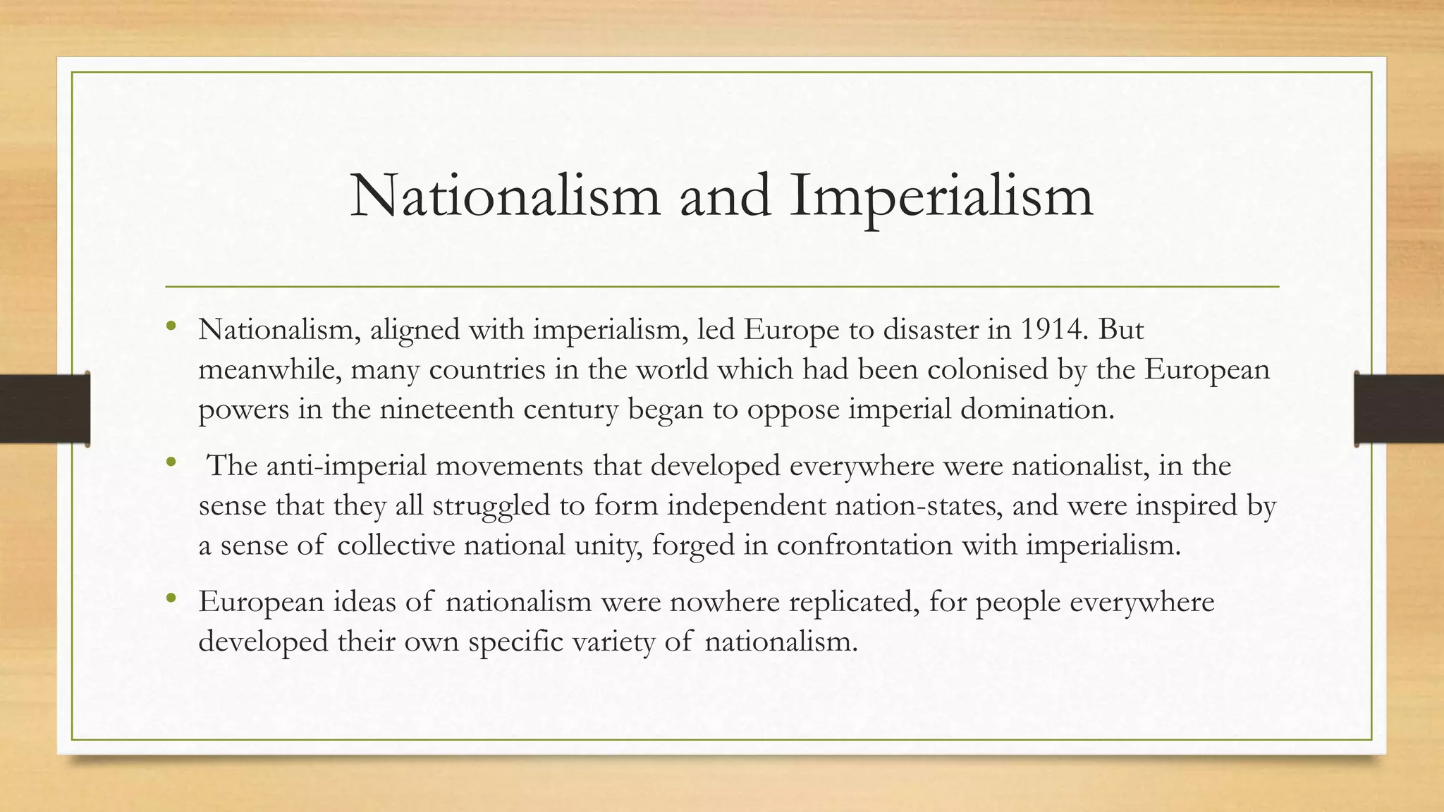 Social Science History Chap1 The Rise of Nationalism in Europe Class 10 ...