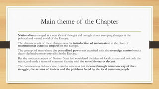 Social Science History Chap1 The Rise of Nationalism in Europe Class 10 ...