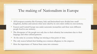 Social Science History Chap1 The Rise of Nationalism in Europe Class 10 ...