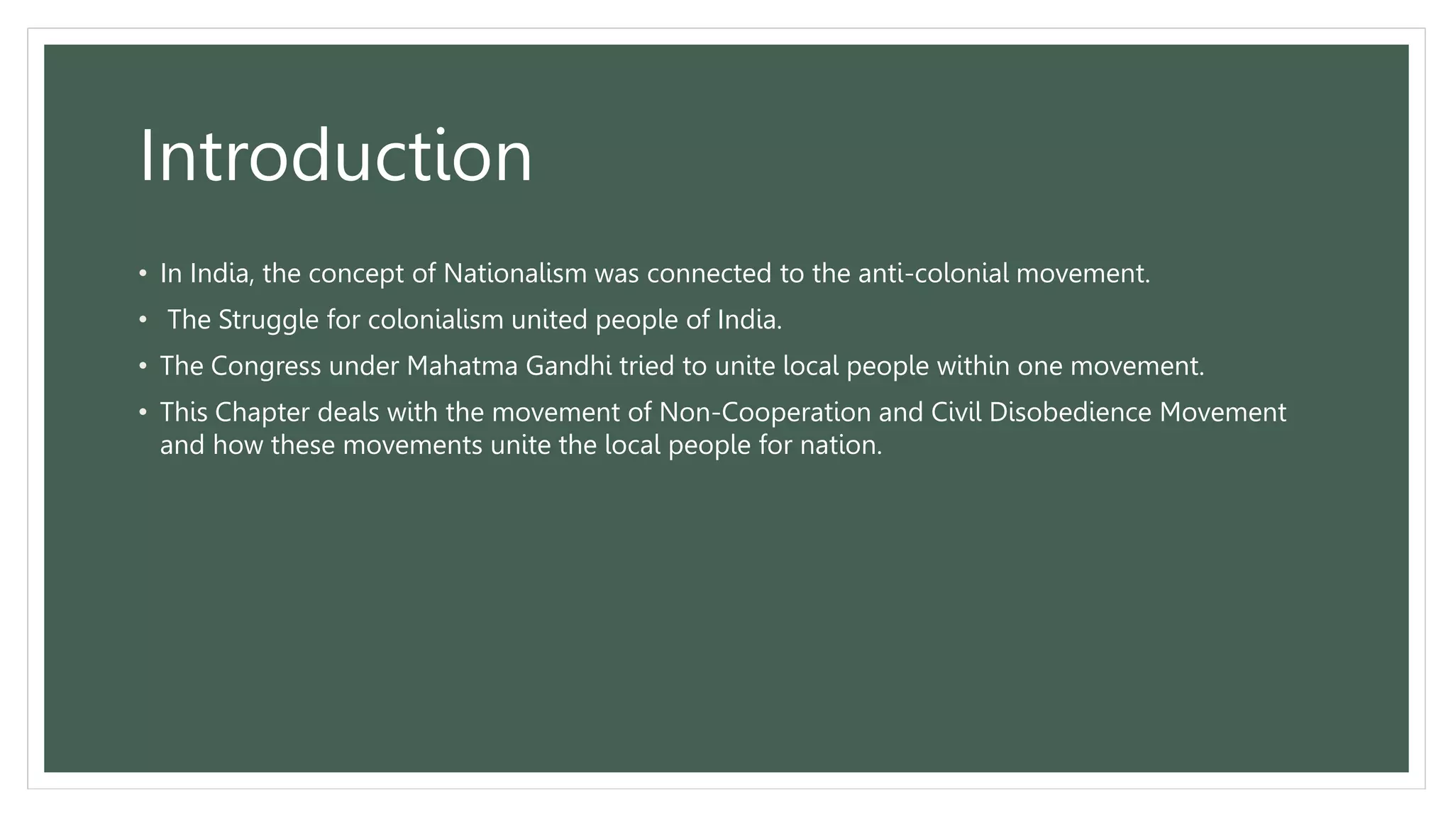 Social Science History Chapter 3 Nationalism In India Class 10 | PPT