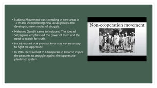 Social Science History Chapter 3 Nationalism In India Class 10 | PPT