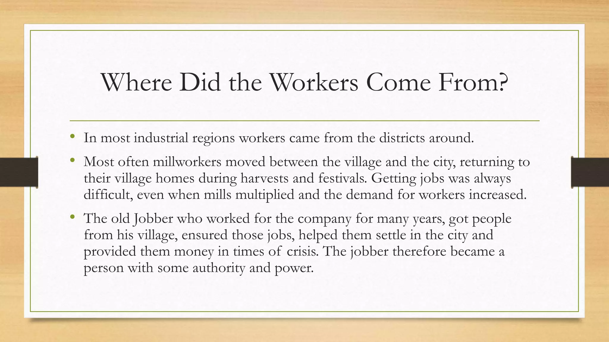 Social Science History Chapter 5 The Age of Industrialization Class10 | PPT