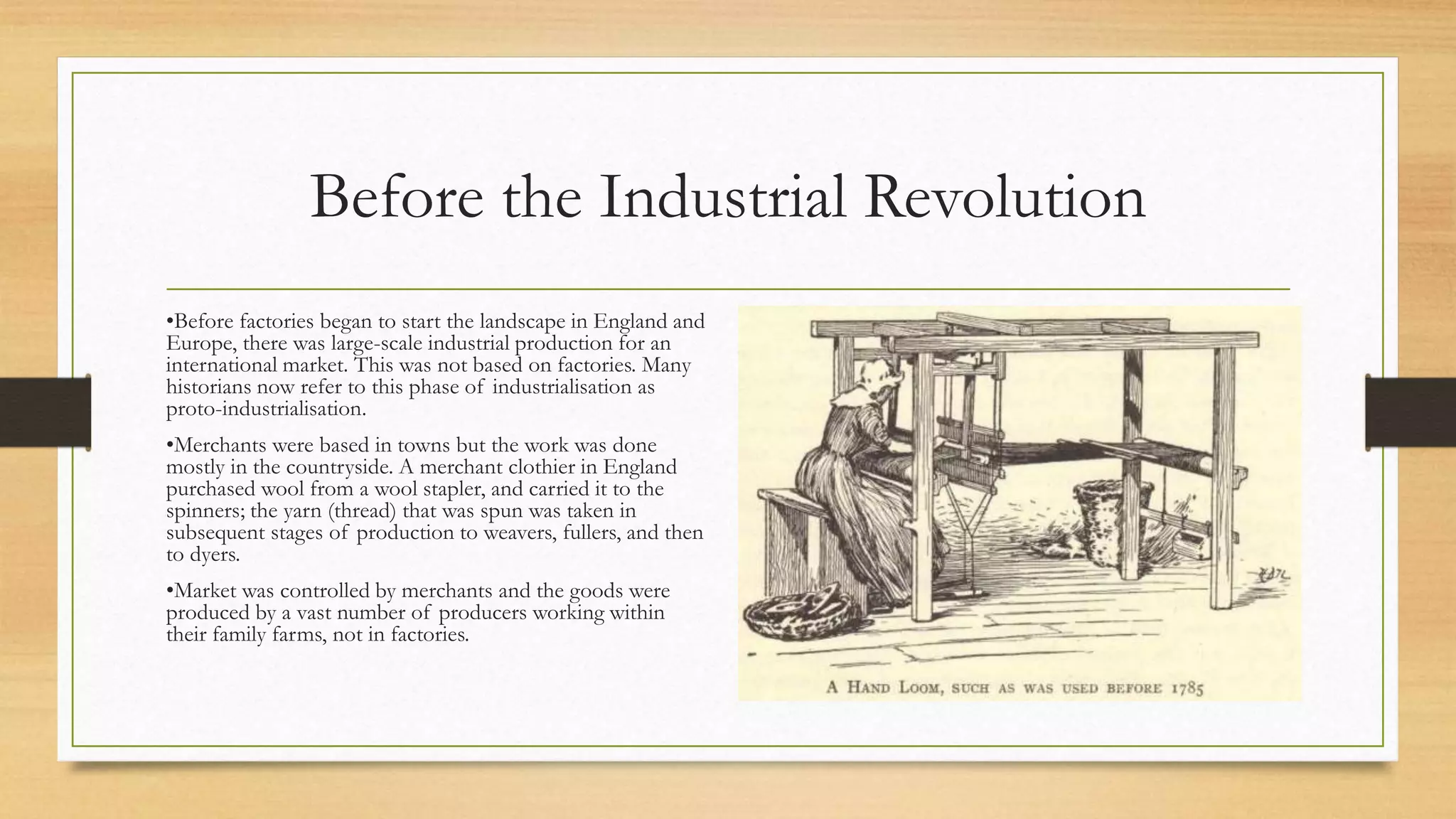 Social Science History Chapter 5 The Age of Industrialization Class10 | PPT