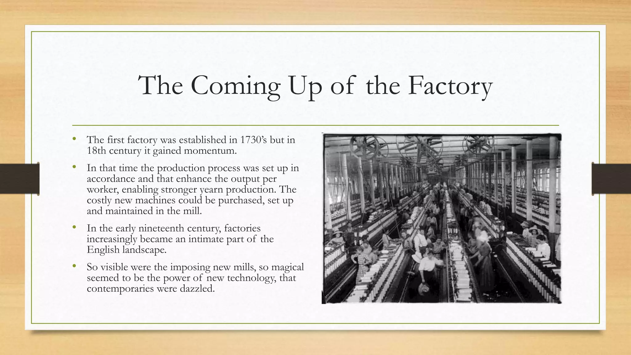 Social Science History Chapter 5 The Age of Industrialization Class10 | PPT