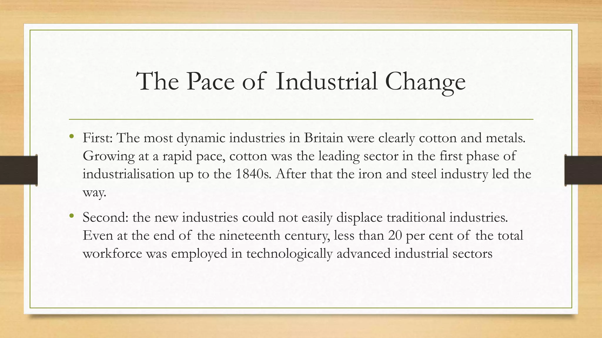 Social Science History Chapter 5 The Age of Industrialization Class10 | PPT