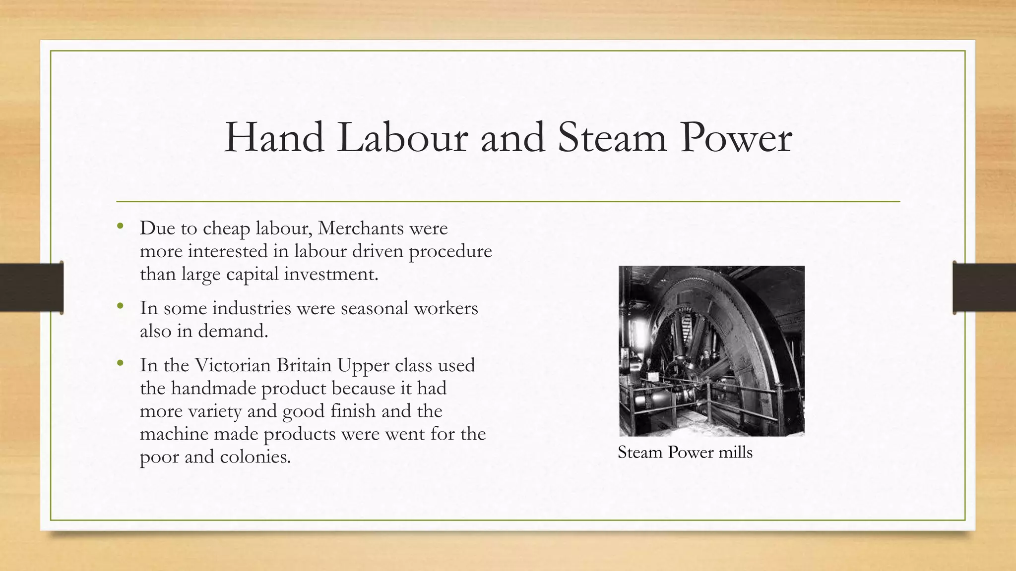 Social Science History Chapter 5 The Age of Industrialization Class10 | PPT