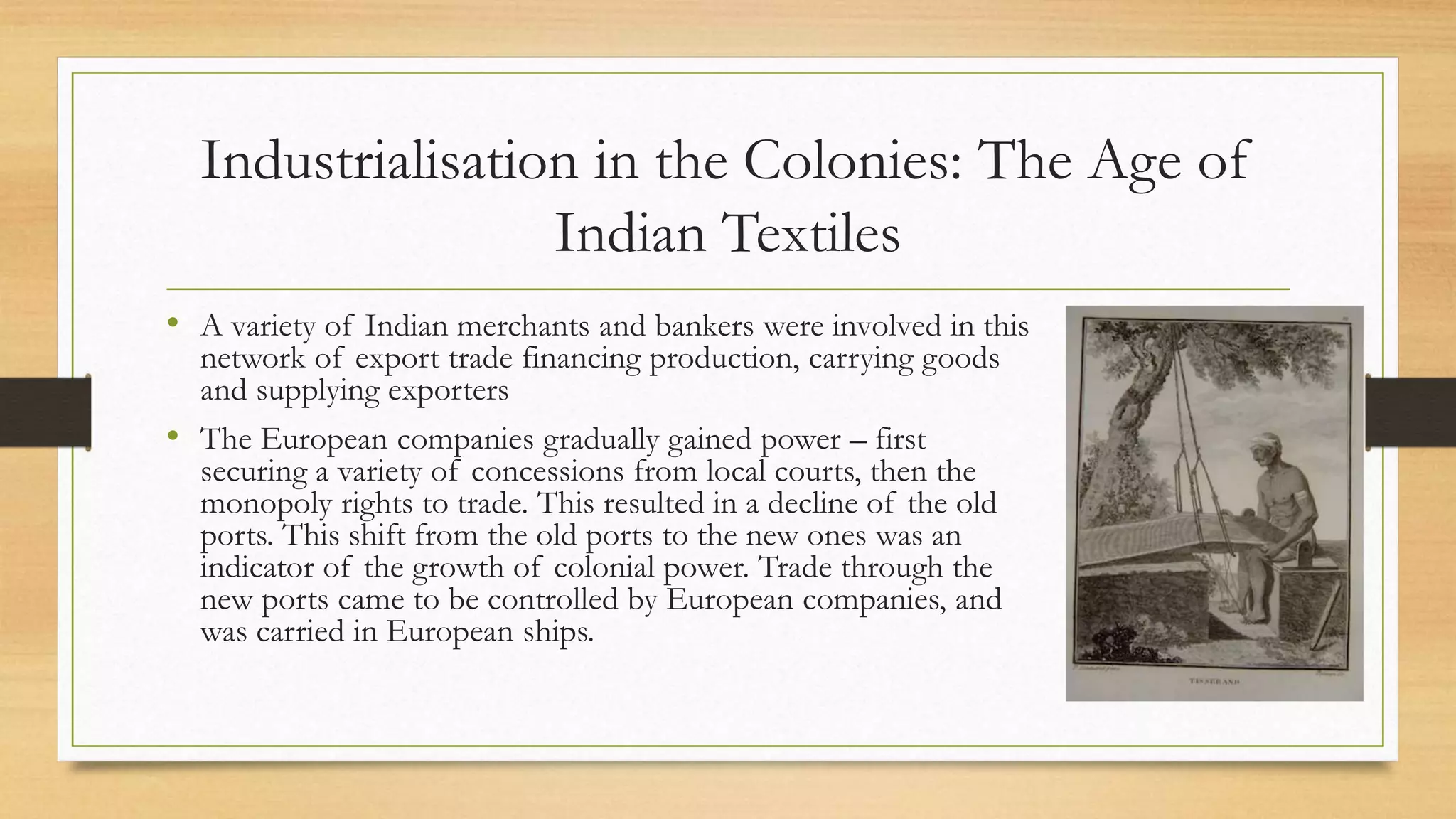 Social Science History Chapter 5 The Age of Industrialization Class10 | PPT
