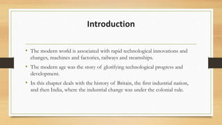Social Science History Chapter 5 The Age of Industrialization Class10 | PPT