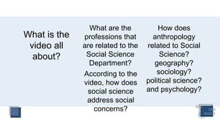 Social science in the real world final | PPTX