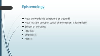 Social science lecture 2 | PPTX
