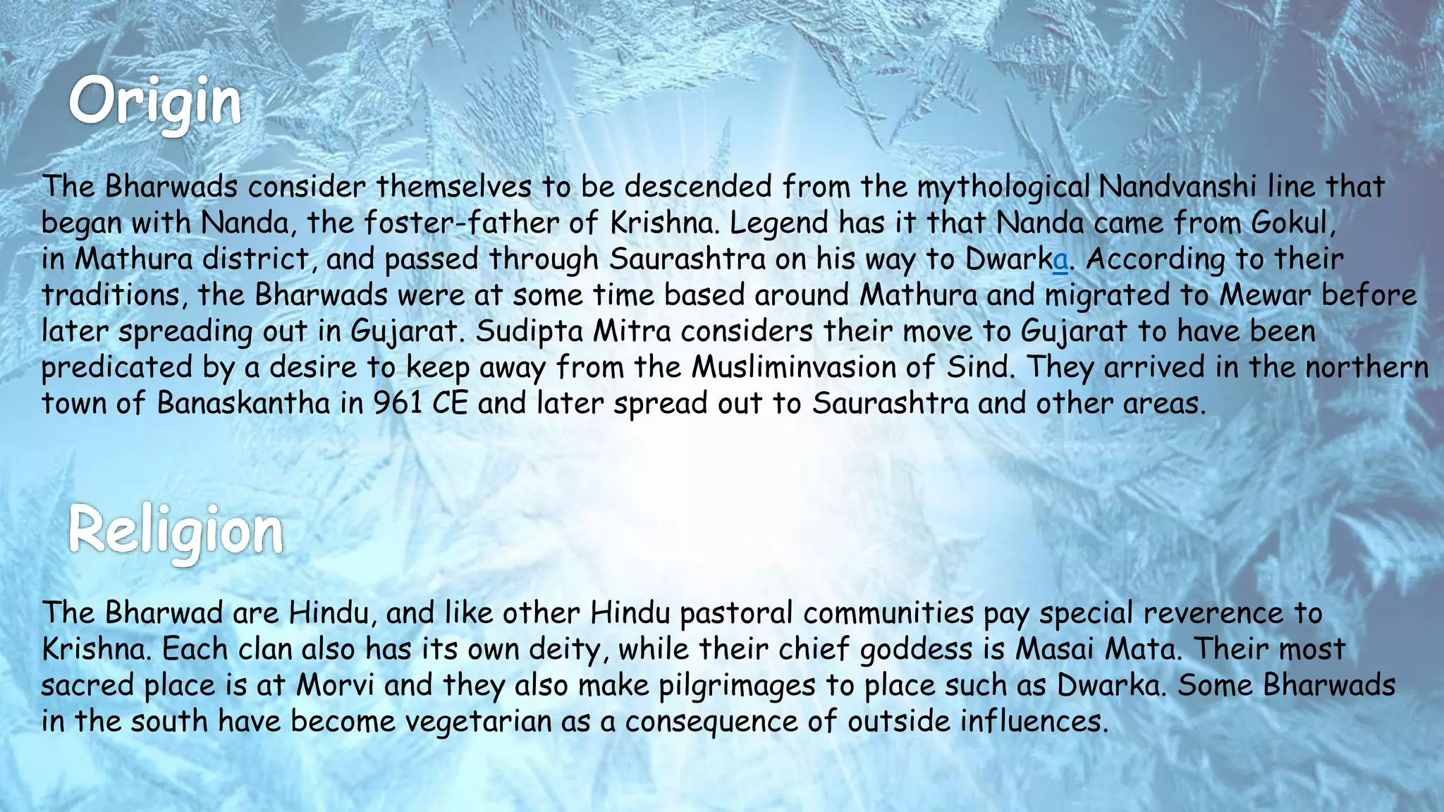 Different Pastoral Communities- PPT | PPTX