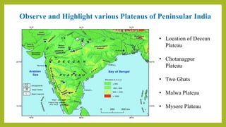 The Peninsular Plateau | PPTX