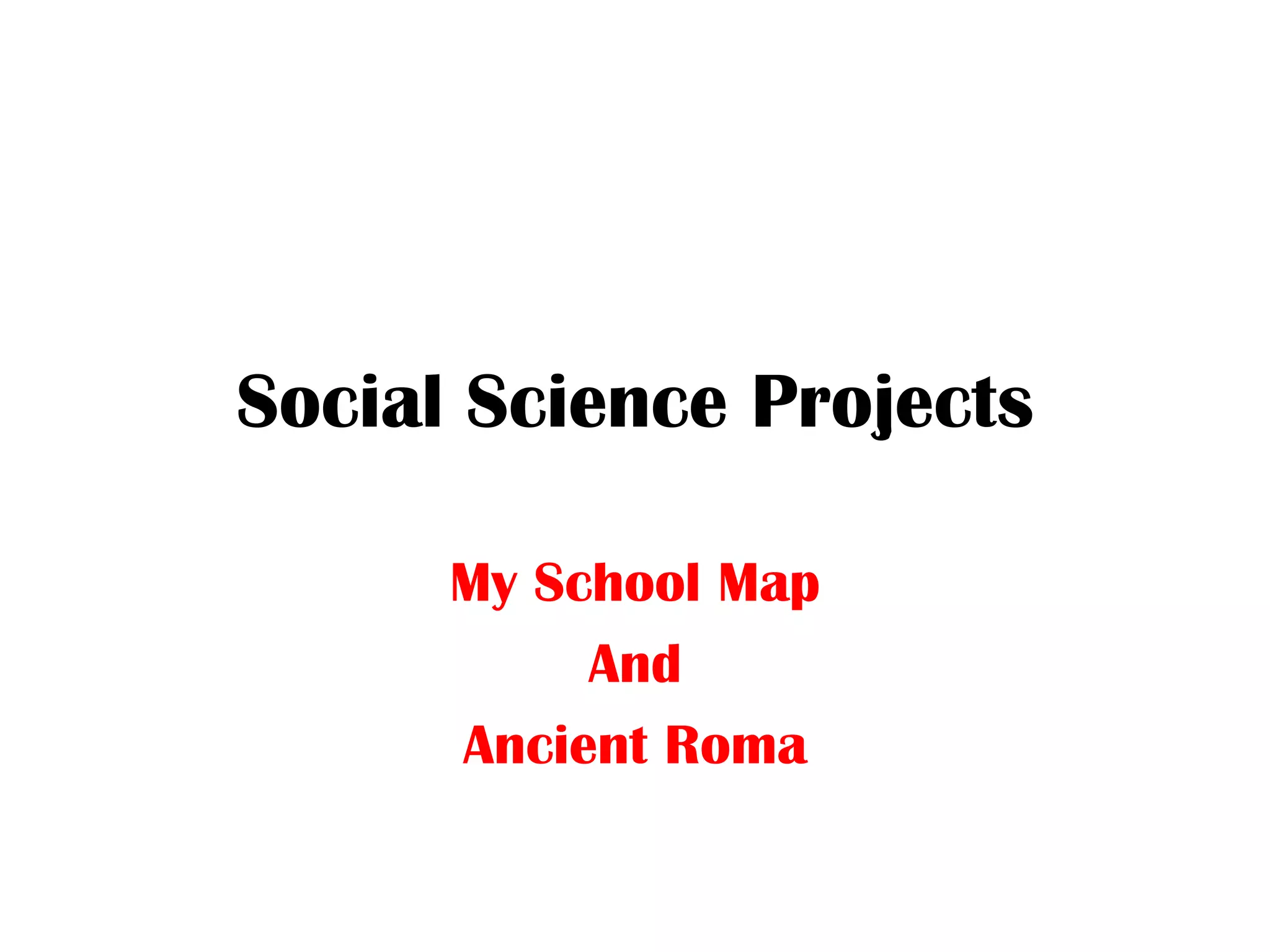 Social science projects | PPT