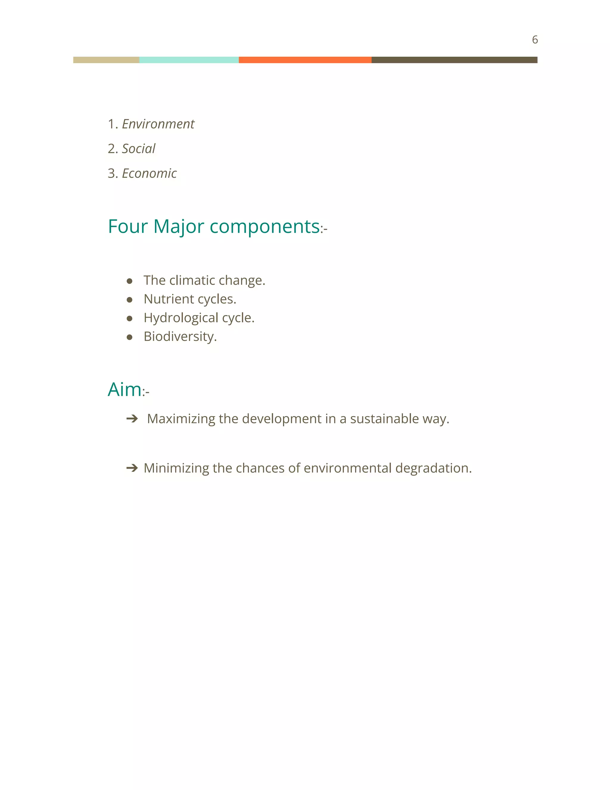 Sustainable Development | PDF