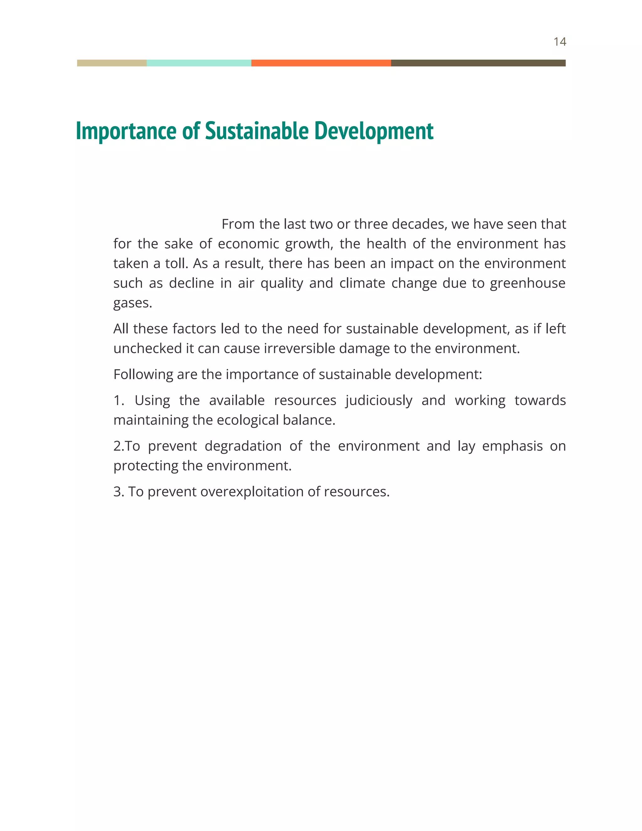 Sustainable Development | PDF