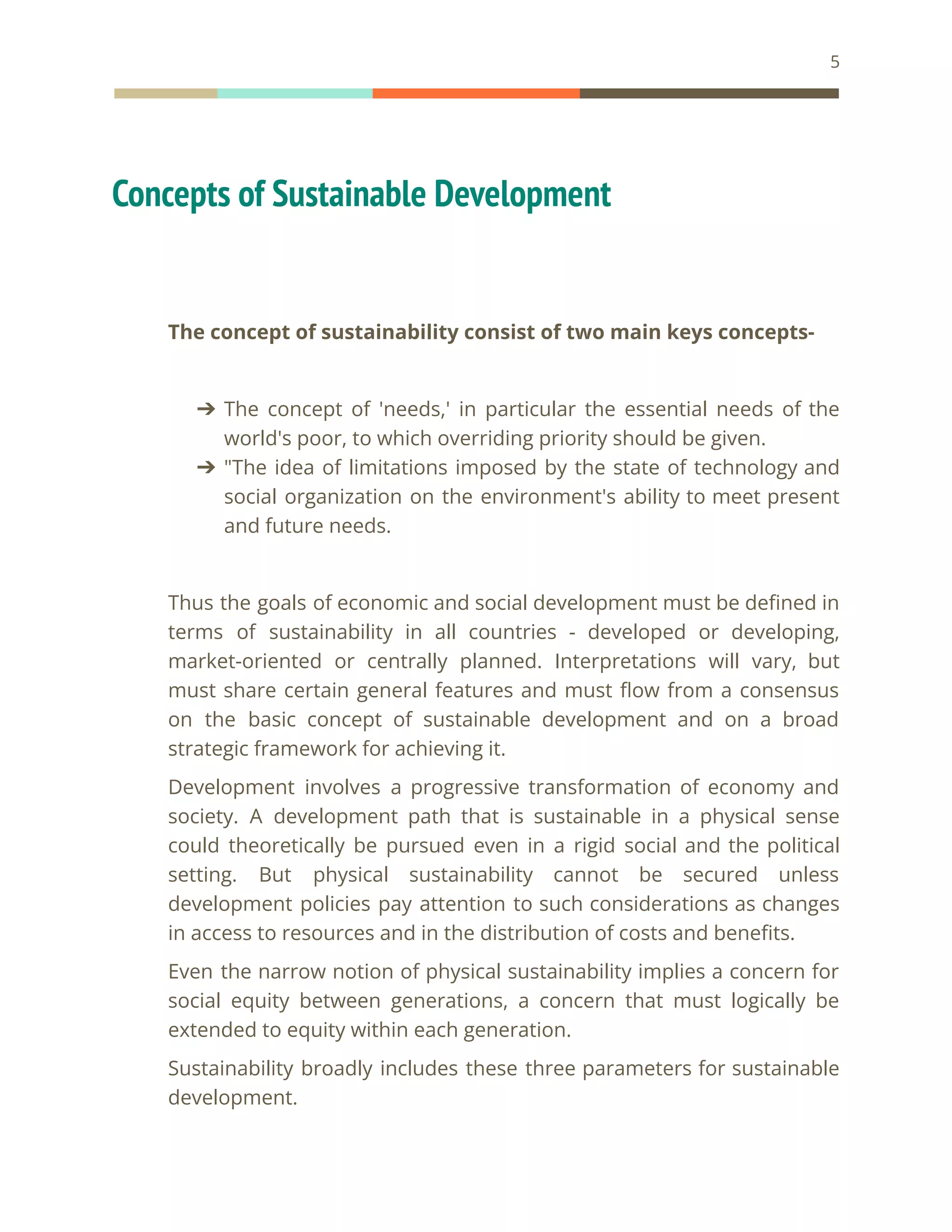 Sustainable Development | PDF