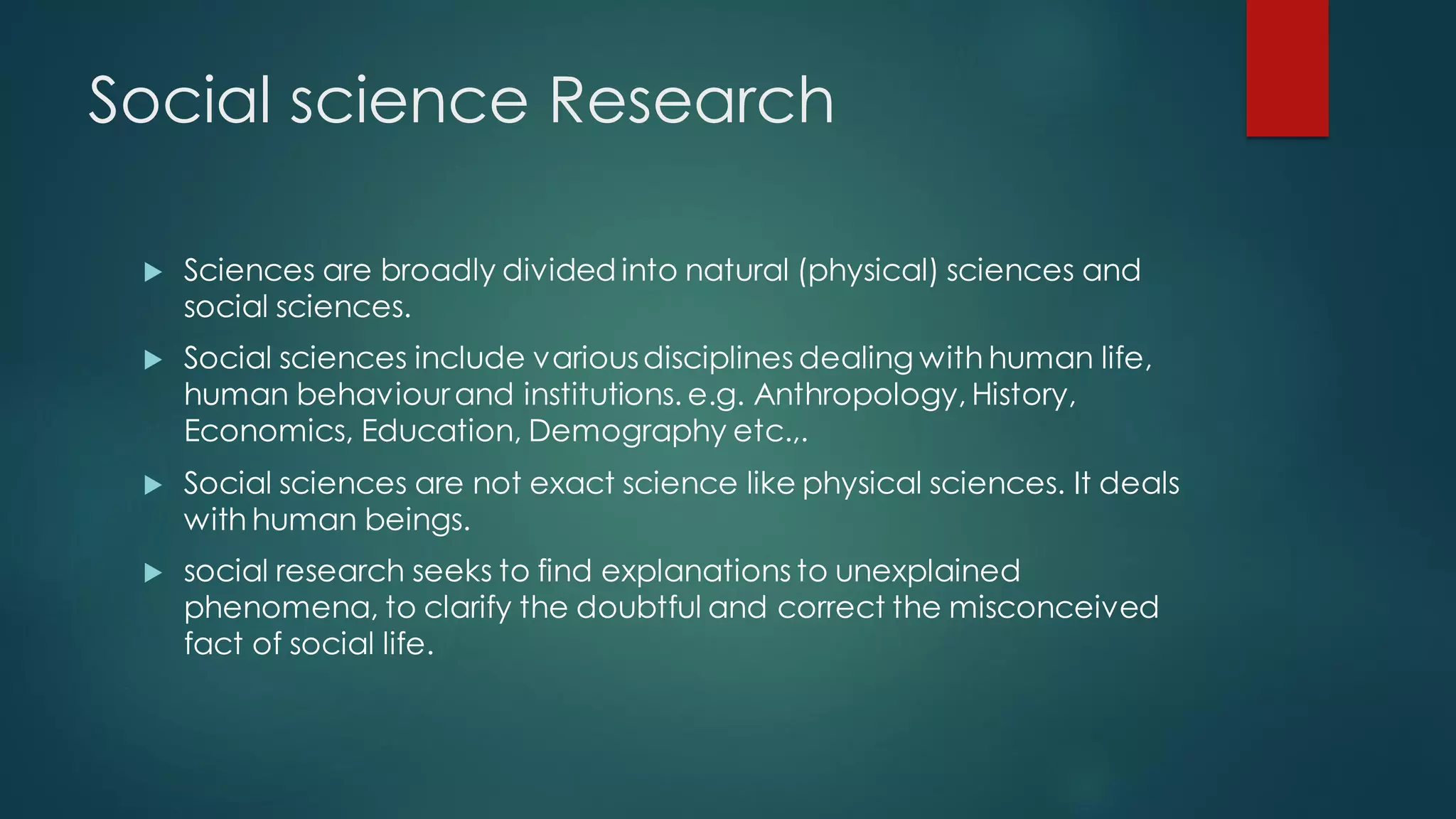 Social science research | PDF