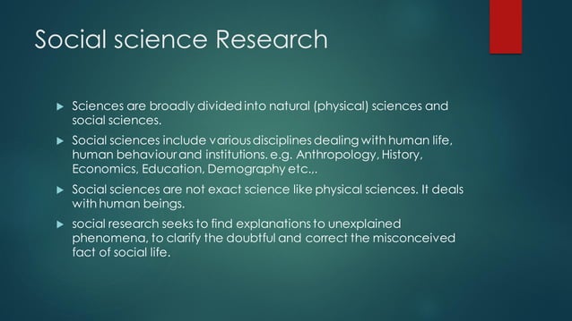 Social science research | PDF | Science
