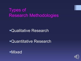 Social science Research Methodology explained | PPTX