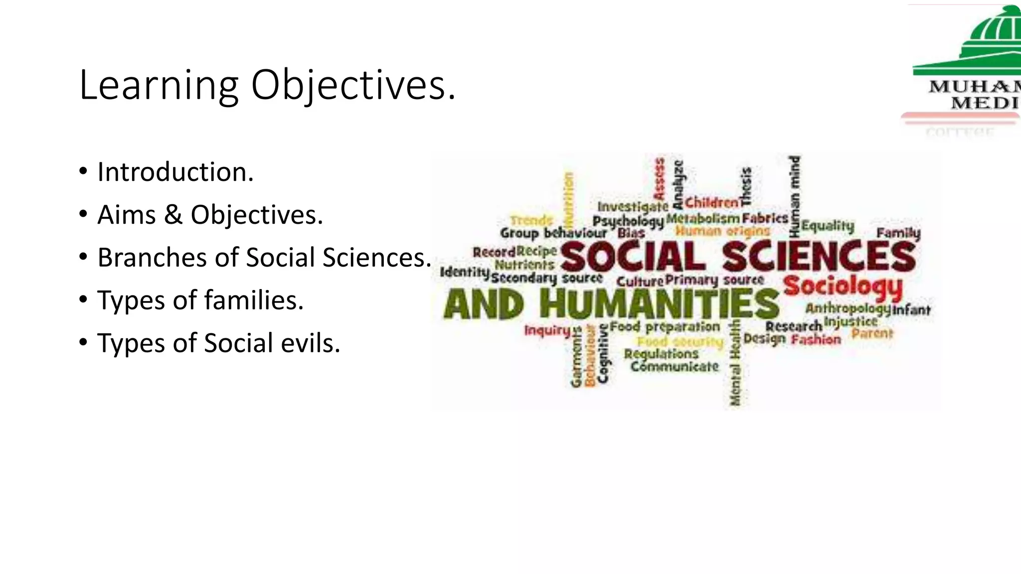 Social sciences,Types of families and Social Evils | PPTX