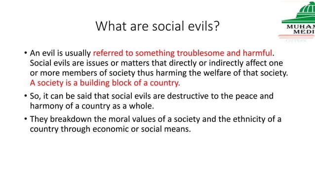 Social sciences,Types of families and Social Evils | PPTX | Science