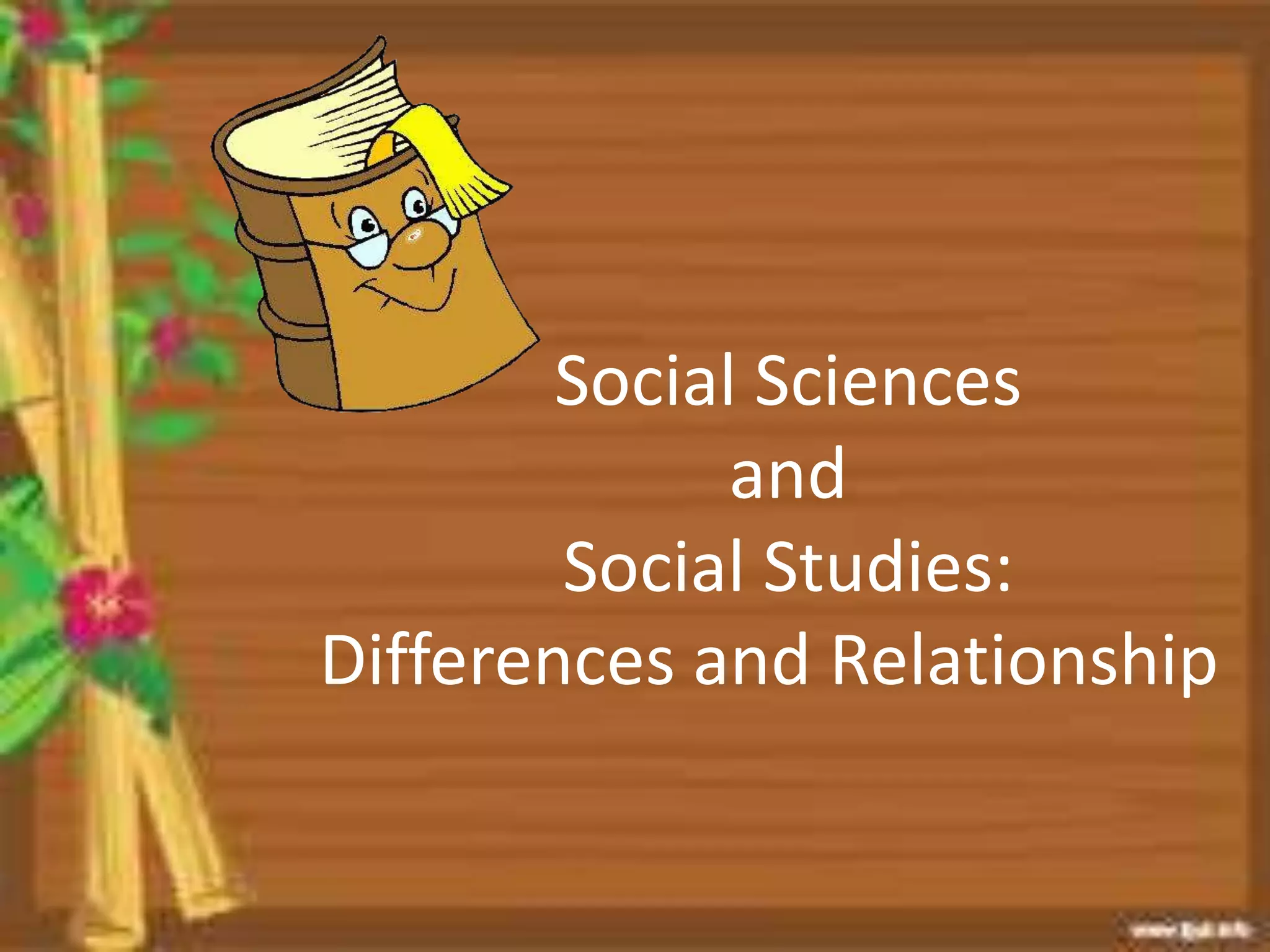 Social sciences and social studies | PPTX