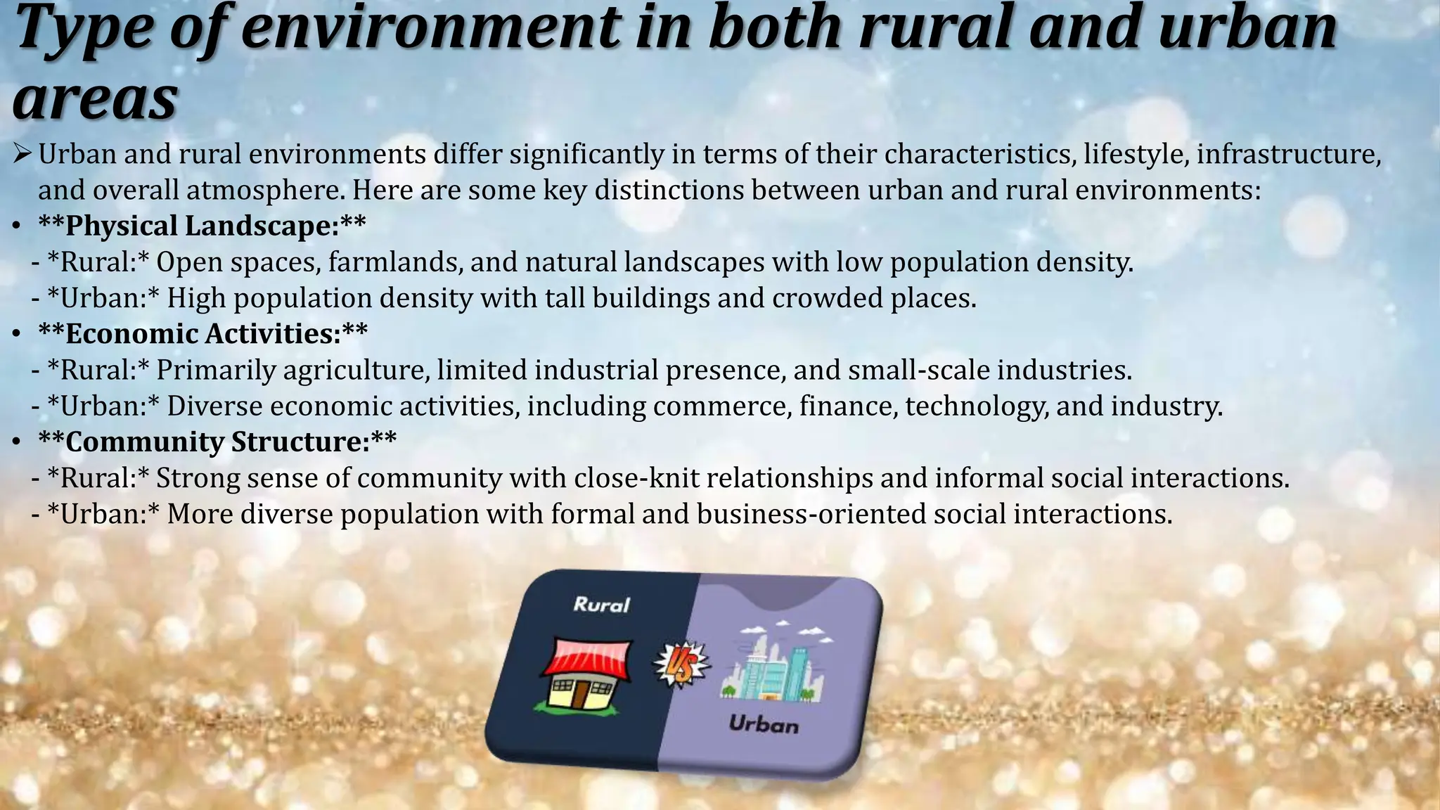 Urban VS Rural livelihood.pptx