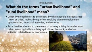Urban VS Rural livelihood.pptx