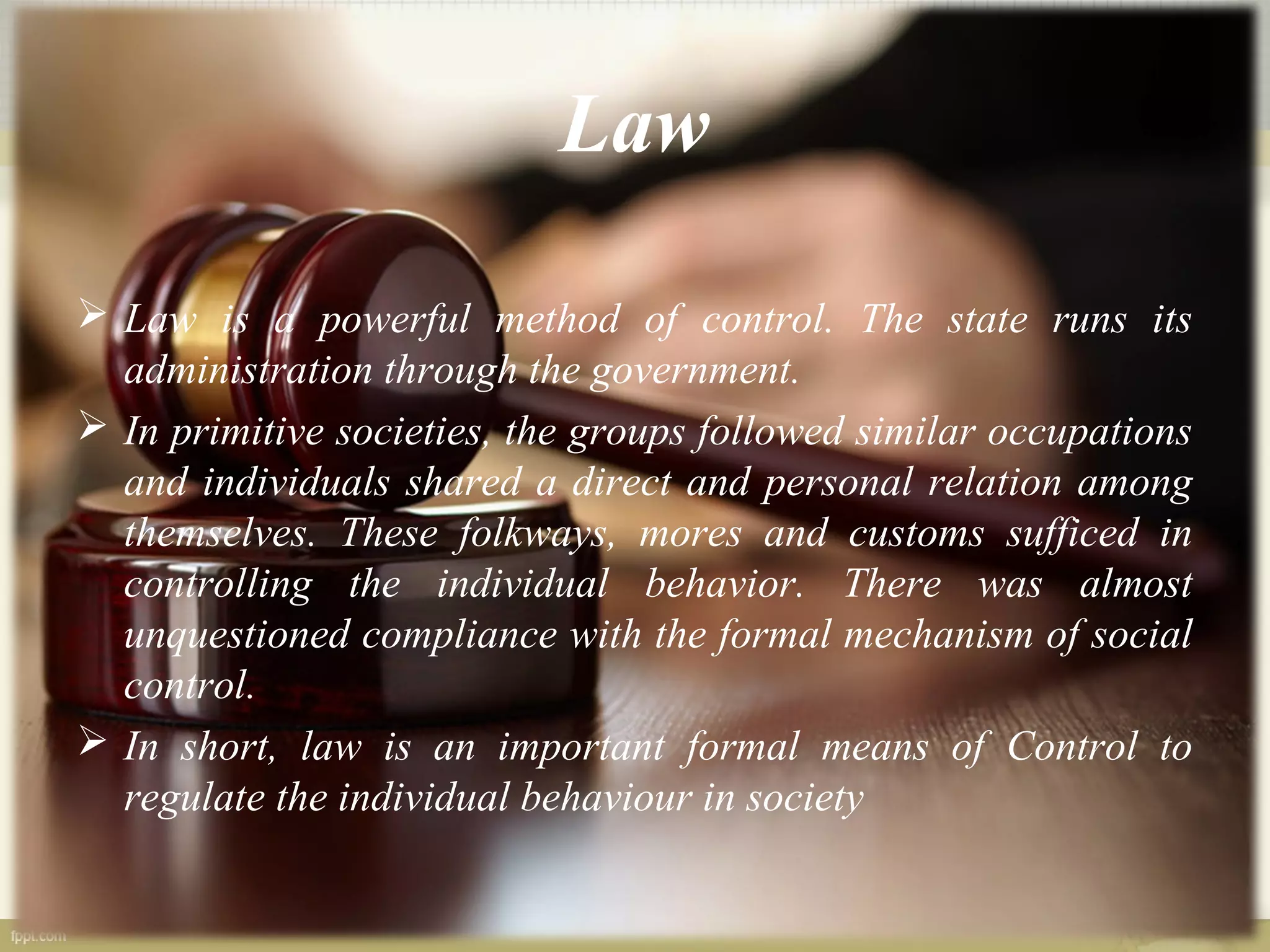 Social control And Agencies of social control | PPT
