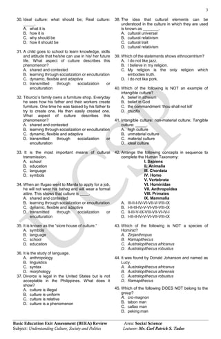 Understanding Culture, Society and Politics | PDF