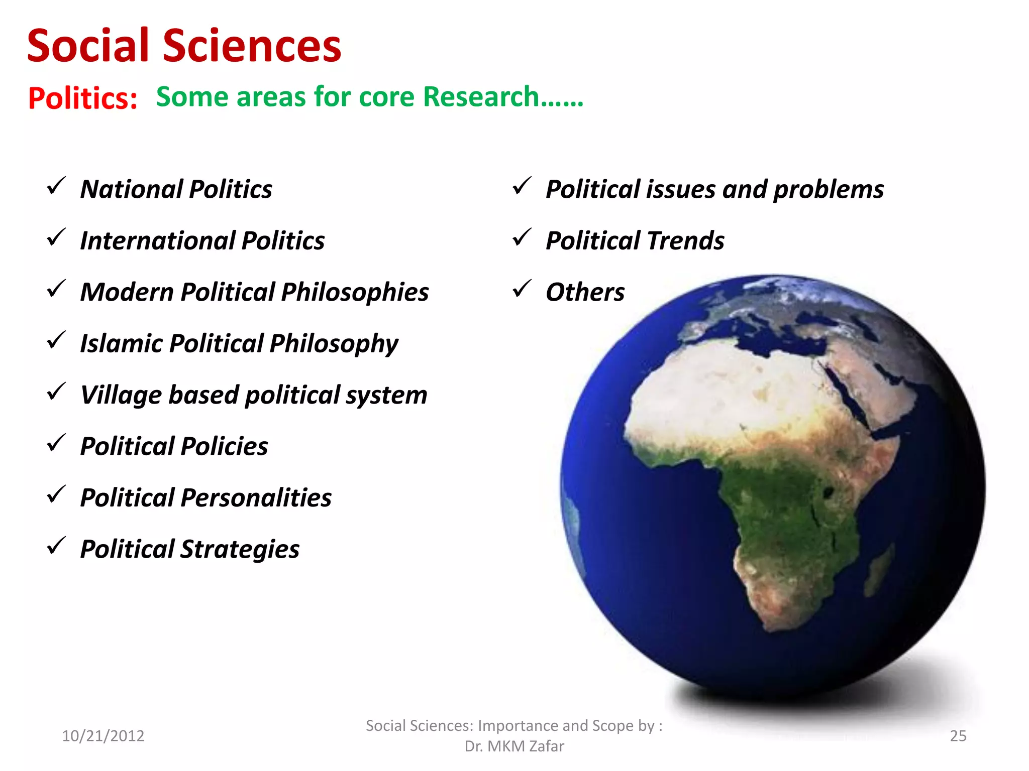 Social sciences scope and importance | PDF
