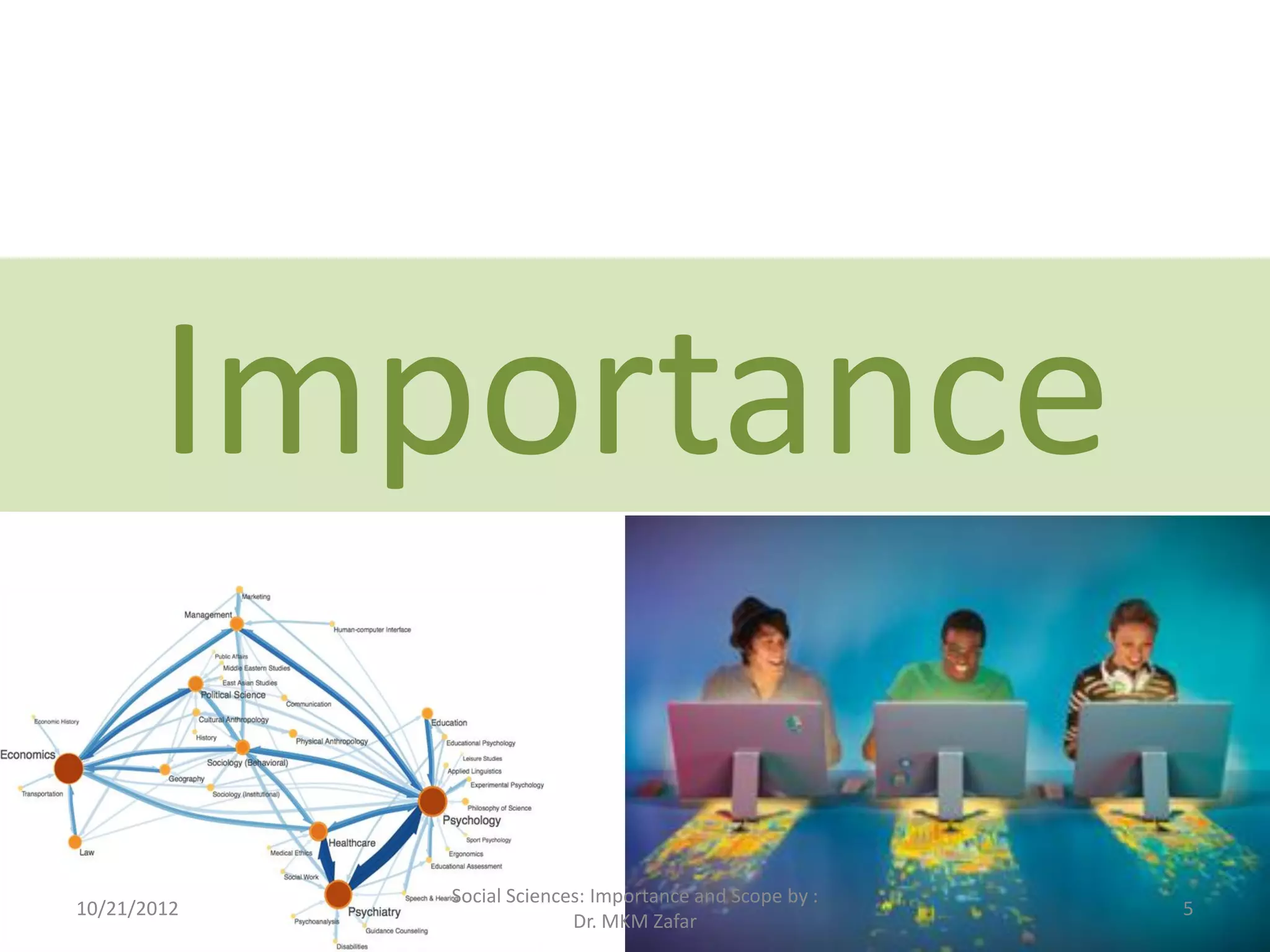 Social sciences scope and importance | PDF