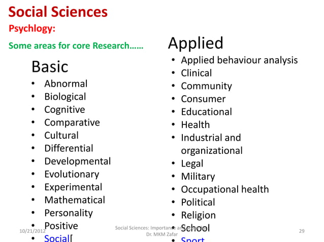 Social sciences scope and importance | PDF | Educational Assessment ...