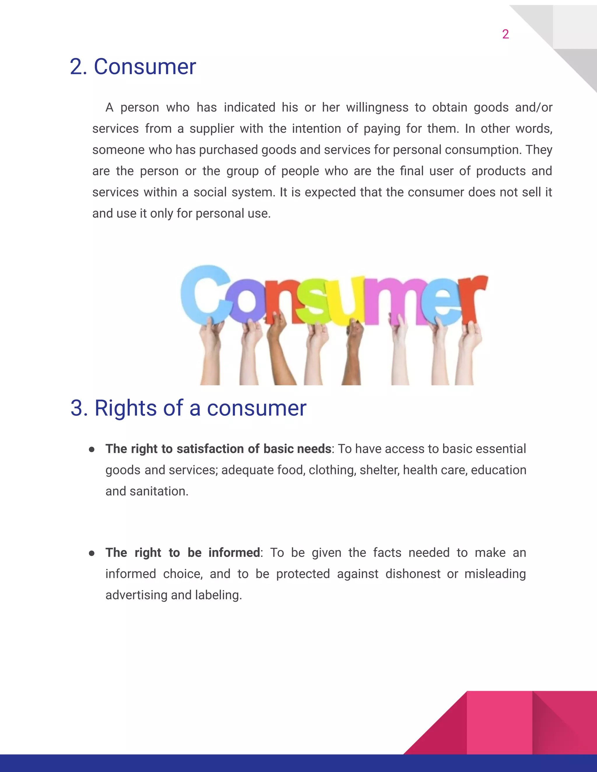 Consumer Awareness | PDF