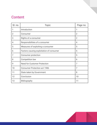 Consumer Awareness | PDF