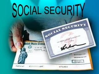 Social security | PPT | Government Support and Welfare | Financial ...