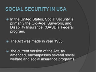 Social security | PPT