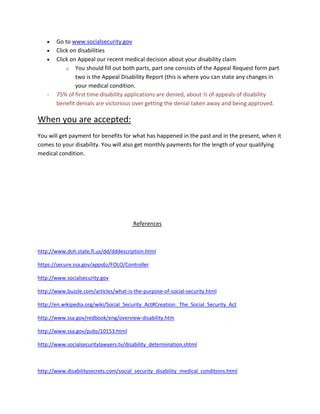Social Security Disability | DOCX