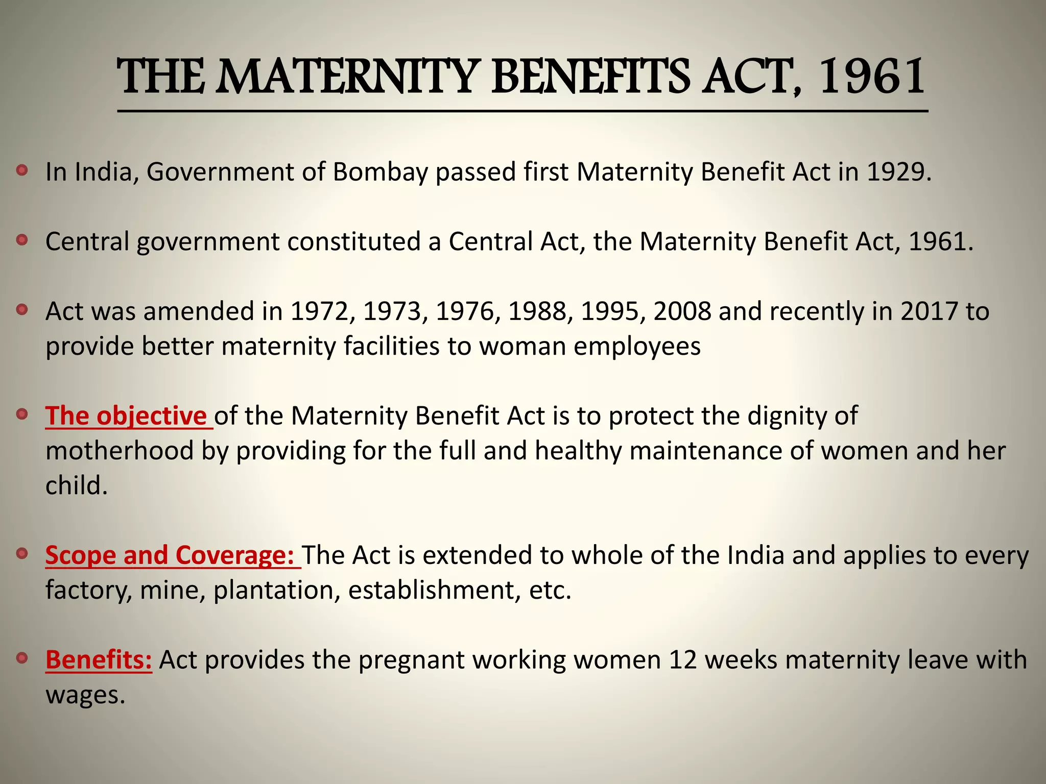 Social security legislations ppt | PPTX
