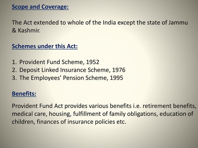 Social security legislations ppt | PPTX