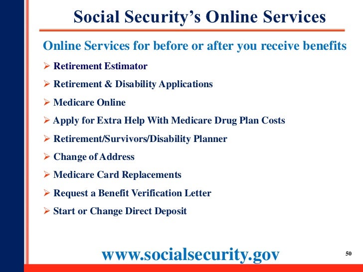 Social Security Online