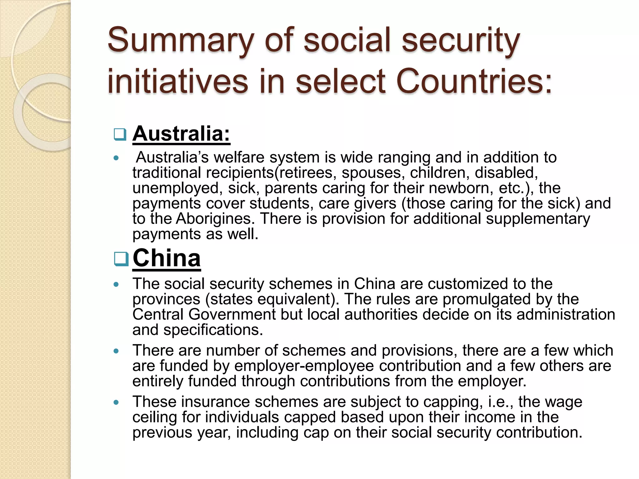 Social security (part 1) | PPTX