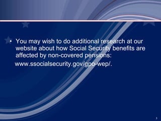 Social Security Power Point | PPT