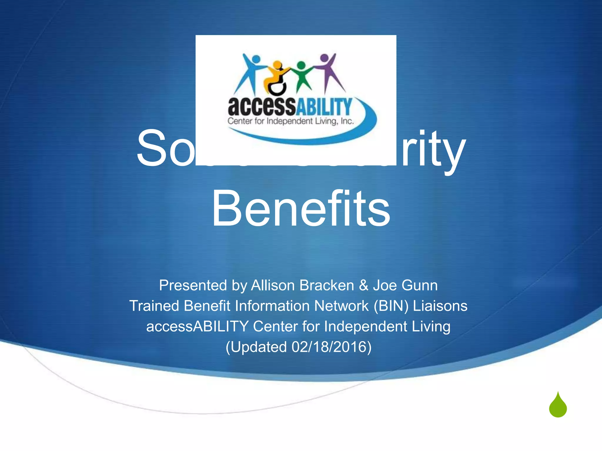 Social Security Presentation | PPTX