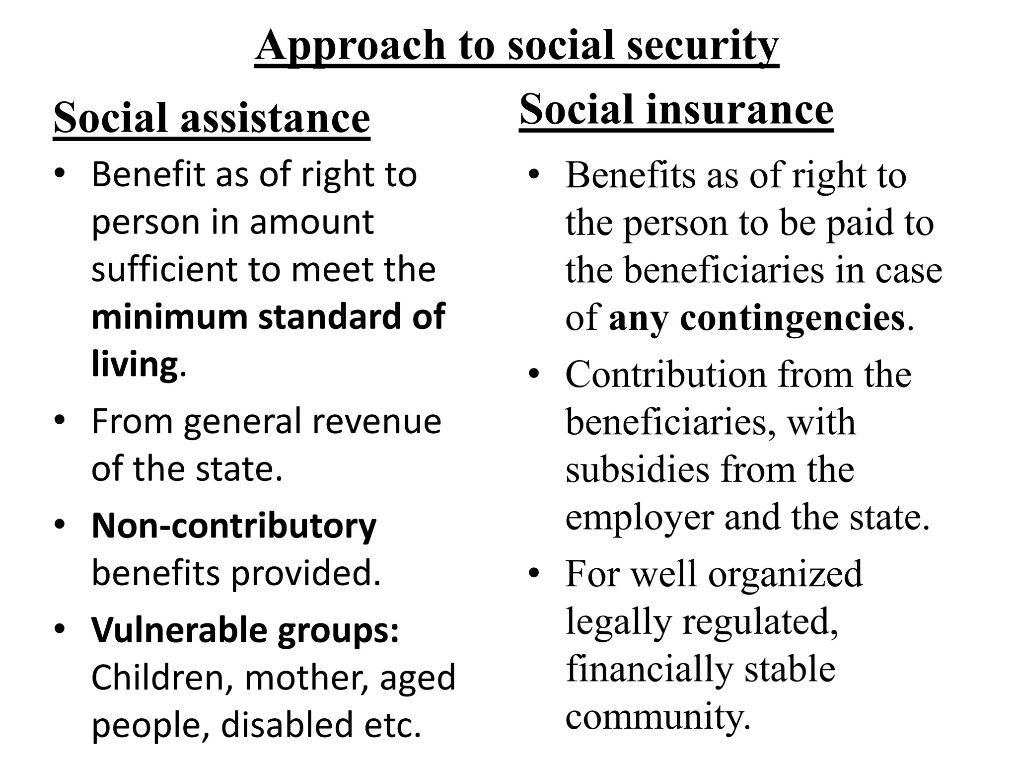 Social security schemes in india mrigesh | PPTX