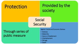 Social Security In India | PPTX
