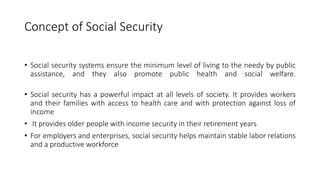 Social Security In India | PPTX
