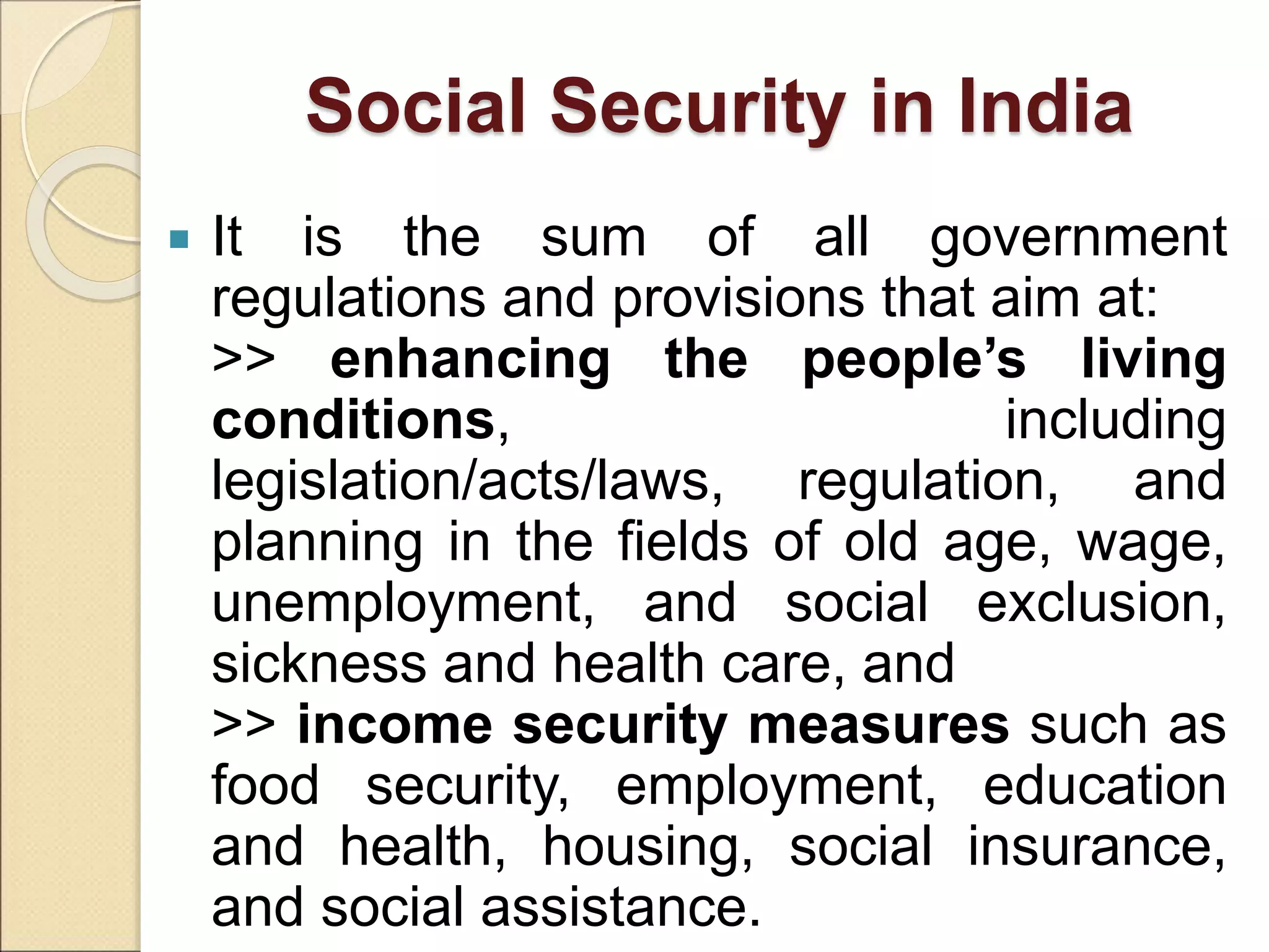 Social Security System in India.ppt