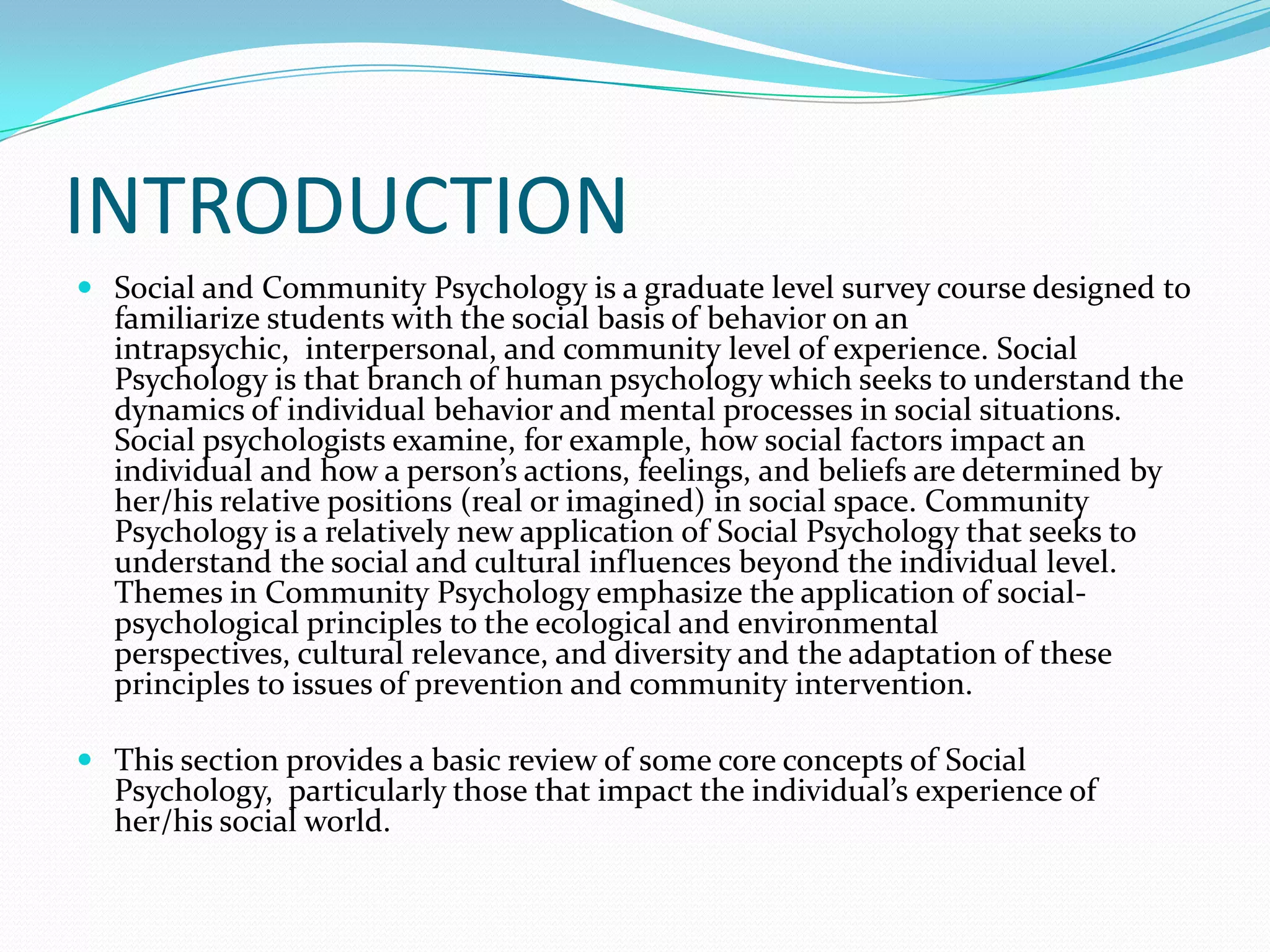 Social self | PPTX