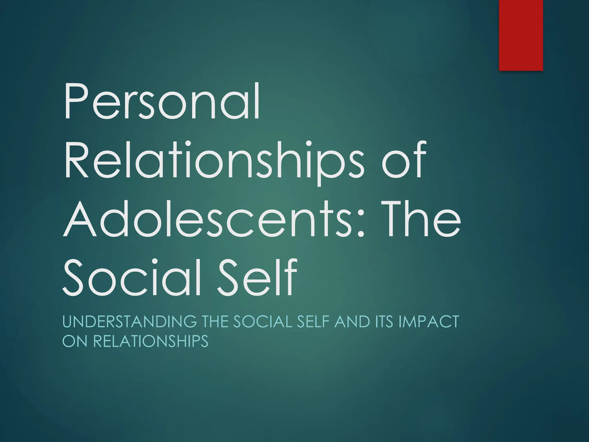 Social_Self_Presentation personal development.pptx